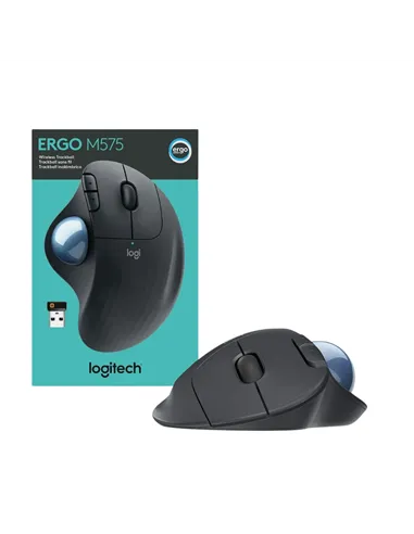 Mouse Logitech ERGO M575 Trackball Inalambrico | A Tres Click Colombia